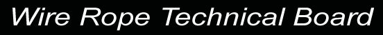 Products – Wire Rope Technical Board